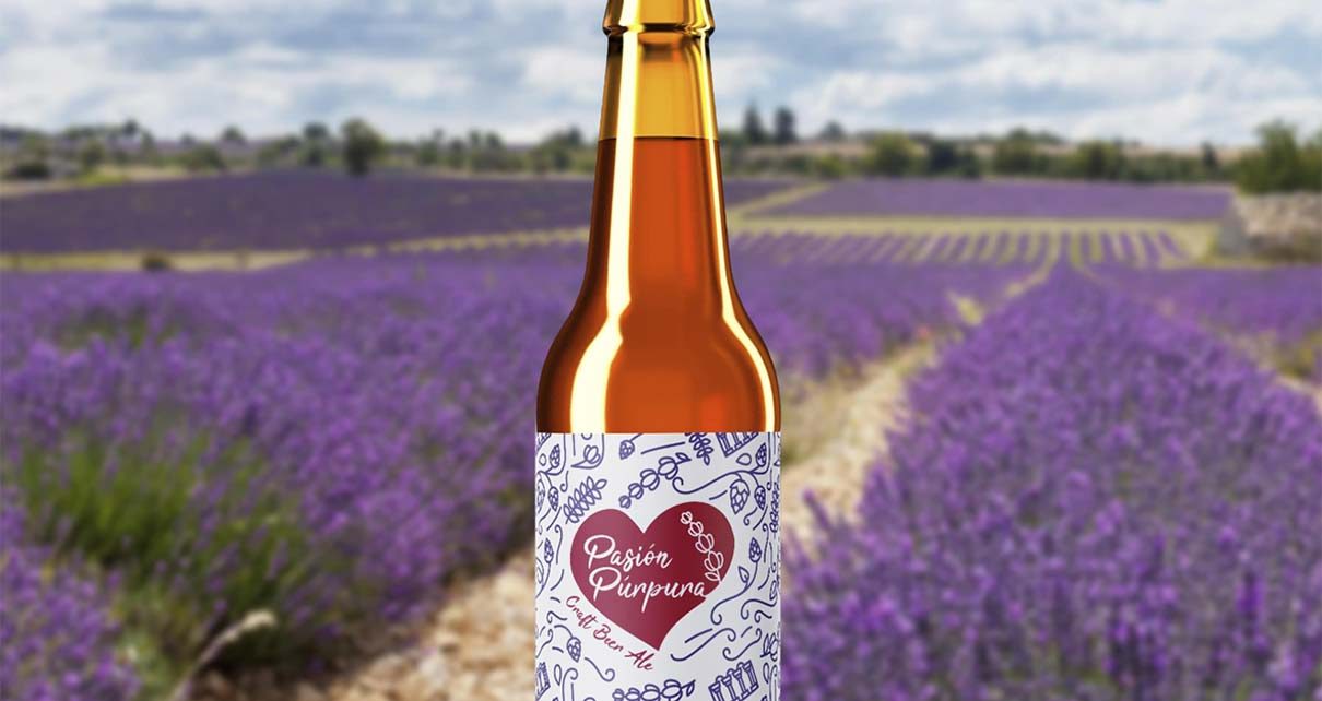 La primera cerveza de color morado es española