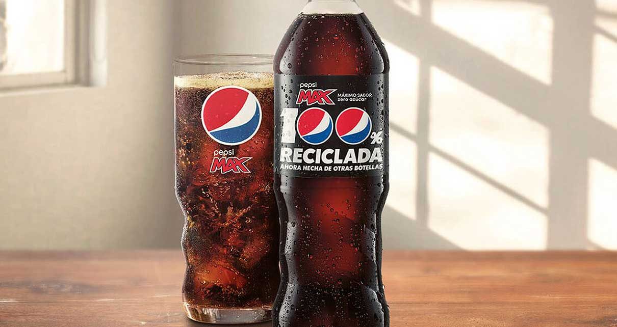 Pepsi presenta sus refrescos en envases de plástico 100% reciclado